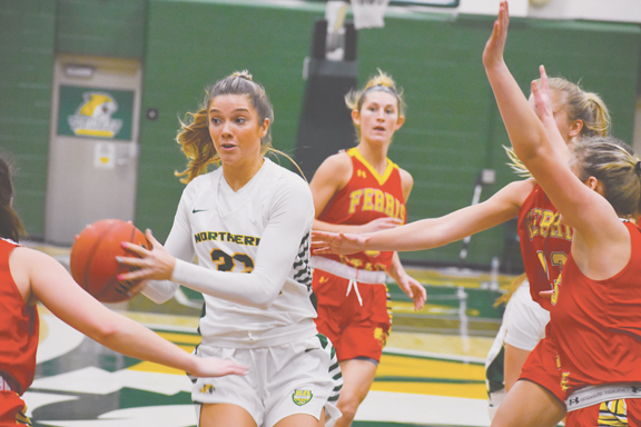 Both home and away: Northern Michigan University women’s basketball ...